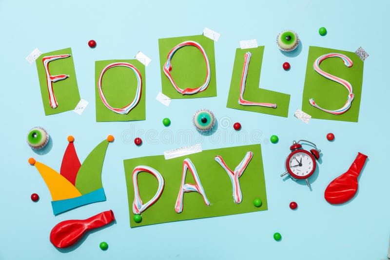 Concept of Happy 1 April Fools Day Stock Illustration - Illustration of ...