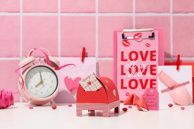 Concept of Happy Valentine S Day, Lovers Day Stock Image - Image of ...