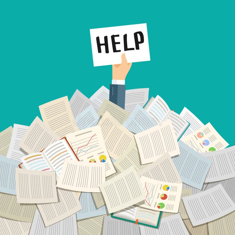 Cartoon_studying Working Hard Stock Vector - Illustration of drawn ... Cartoon_studying Working Hard Stock Vector - Illustration of drawn ...