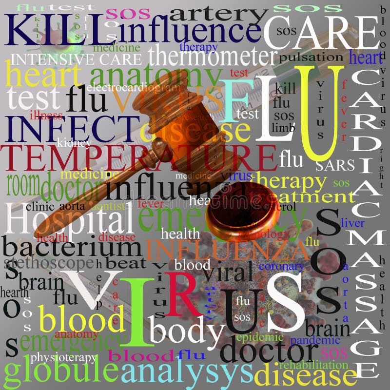 Concept of health rights stock illustration. Illustration of court ...