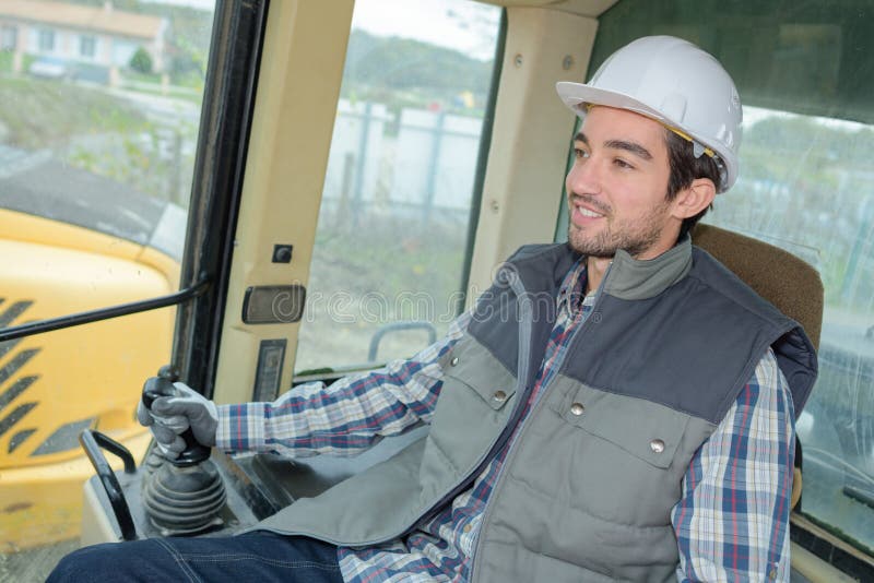 Concept Heavy Equipment Driver Stock Image - Image of work, vocational ...