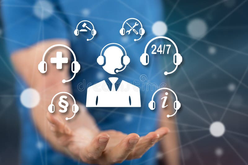 Concept of help desk stock image. Image of conversation - 182561517