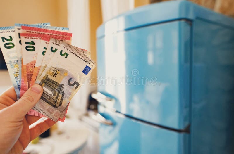 High cost of food stock image. Image of freezer, electricity - 272473041
