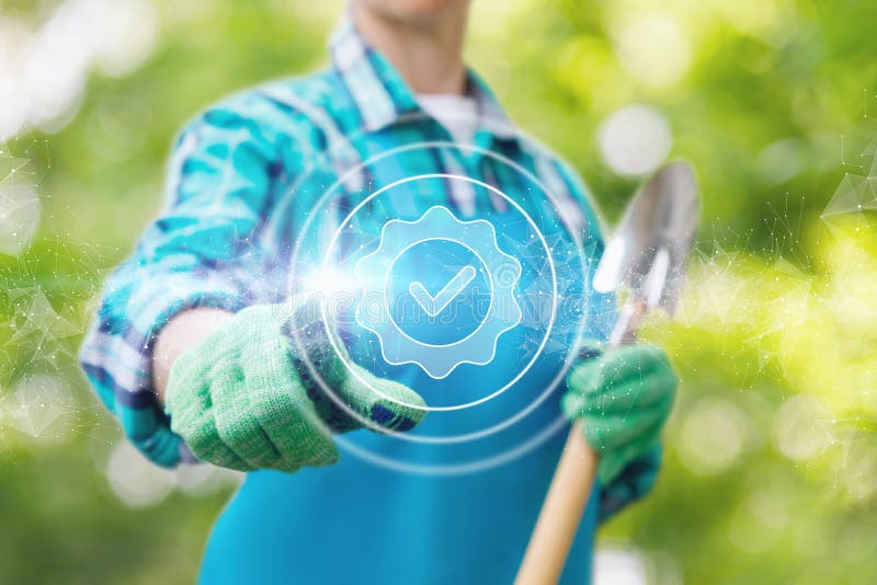 Concept of High-quality Performance of Agricultural Work Stock Photo ...