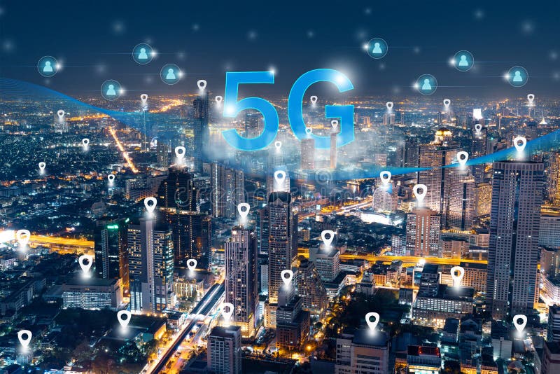 Concept of High Speed Data Connection with 5g Communication Network ...