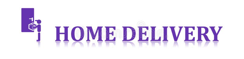 Concept of home delivery stock illustration. Illustration of shipping ...