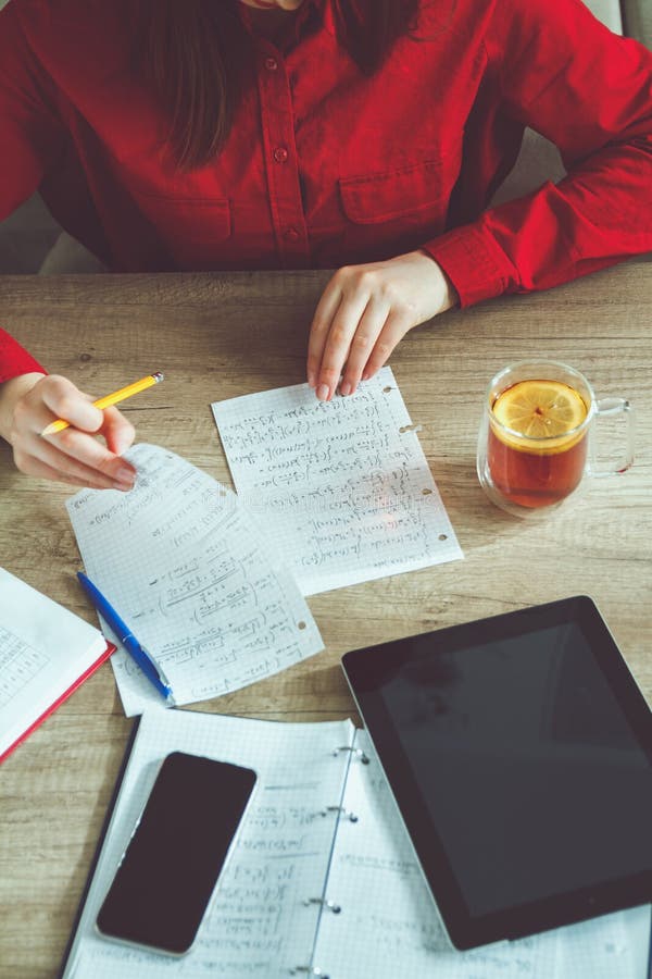 Concept of home education stock image. Image of work - 93616621