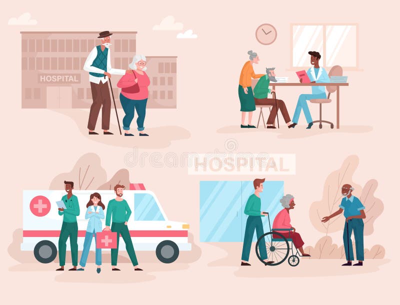 Hospitalization Cartoon Stock Illustrations – 472 Hospitalization ...