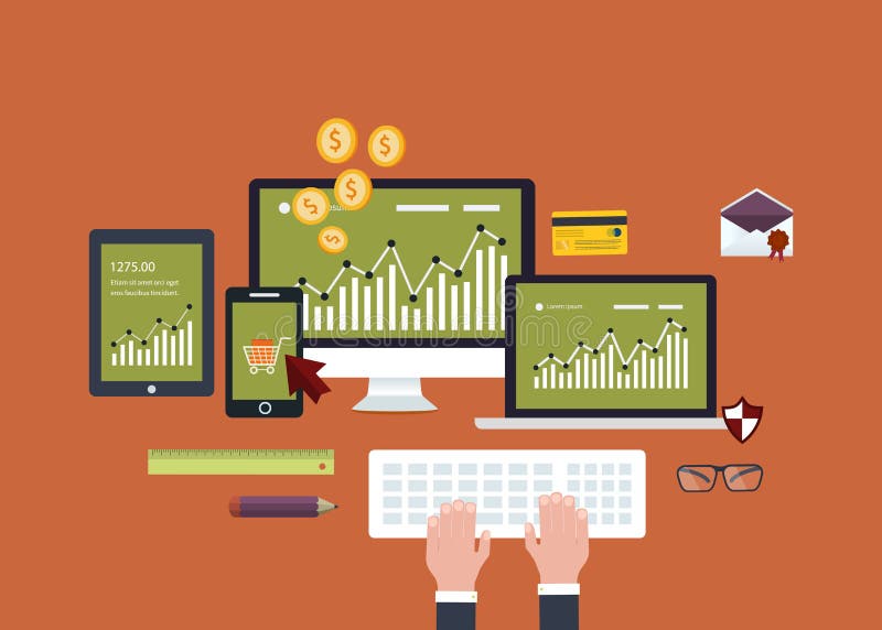 Concept How Organizations Use Unified Stock Vector - Illustration of ...