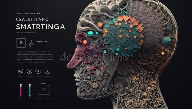 Concept of Human Brain, Representing Its Diseases. Created with ...