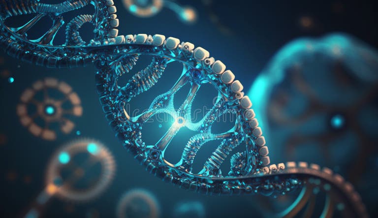 The Concept of Human DNA Evolution in the Distant Future. View Under a ...