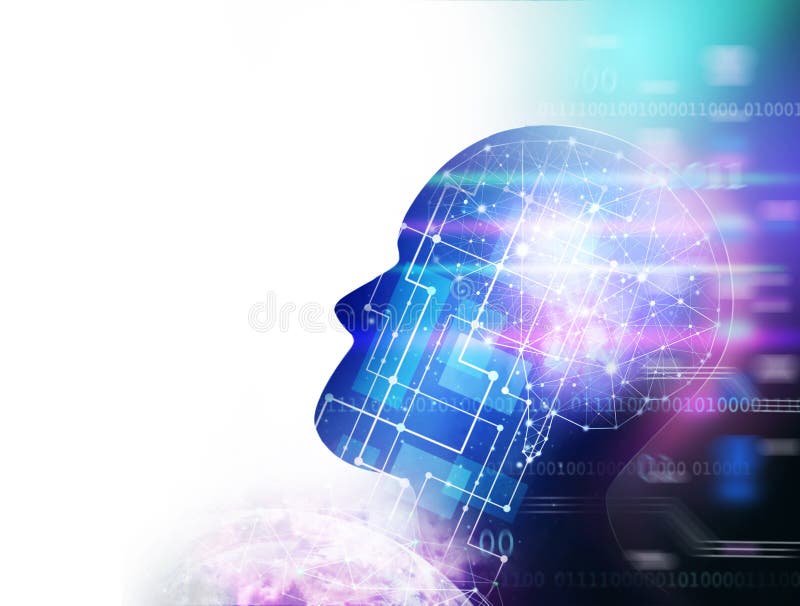 Concept of Human Intelligence Stock Illustration - Illustration of ...