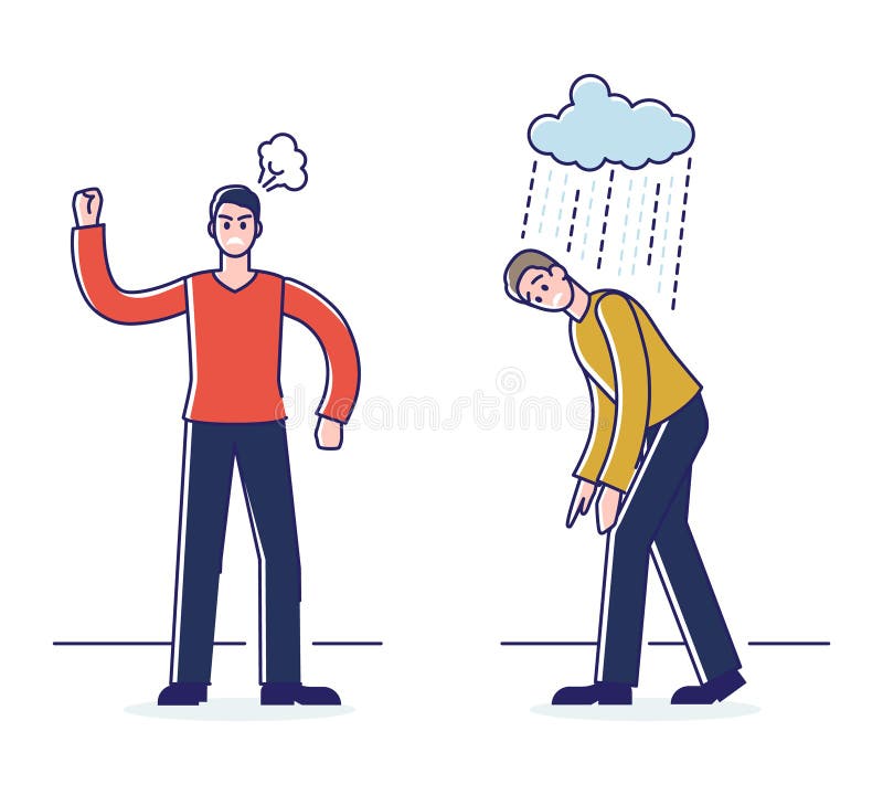 Negative Human Emotions Concept Stock Illustrations – 792 Negative ...