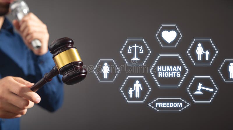 Concept of Human Rights. Social Stock Illustration - Illustration of ...