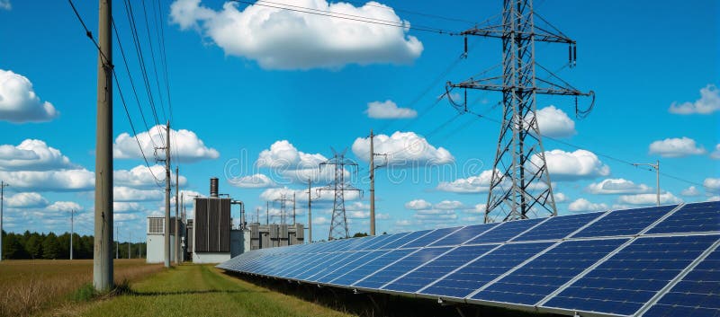 A Hyperrealistic Illustration Featuring an Intricate Power System with ...