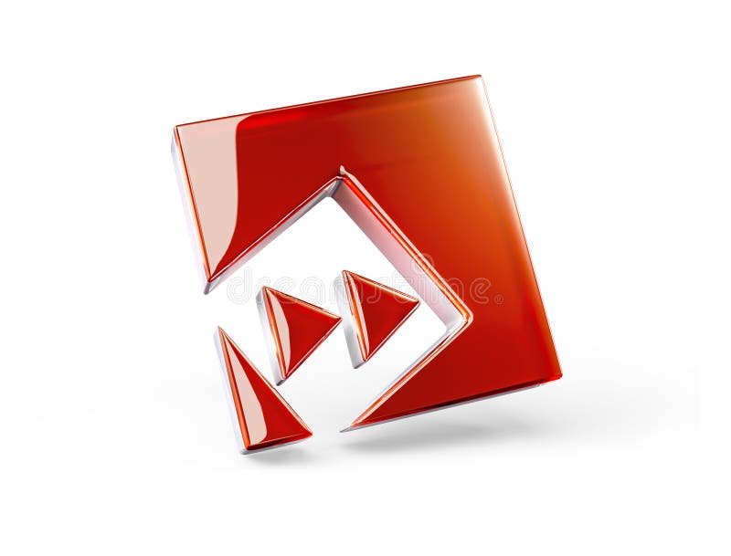 Concept Icons 3d model stock illustration. Illustration of rewind ...