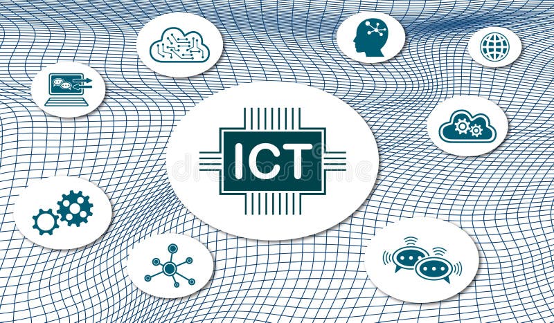 Concept of ict stock illustration. Illustration of internet - 247729858