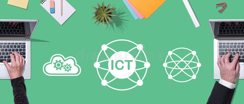 Concept of ict stock image. Image of digital, communication - 357629585
