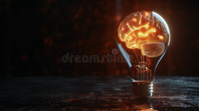 Concept Idea. Business and Light Bulb, Creative Ideas and Thinking in ...