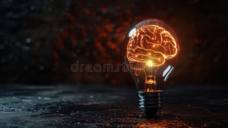 Concept Idea. Business and Light Bulb, Creative Ideas and Thinking in ...