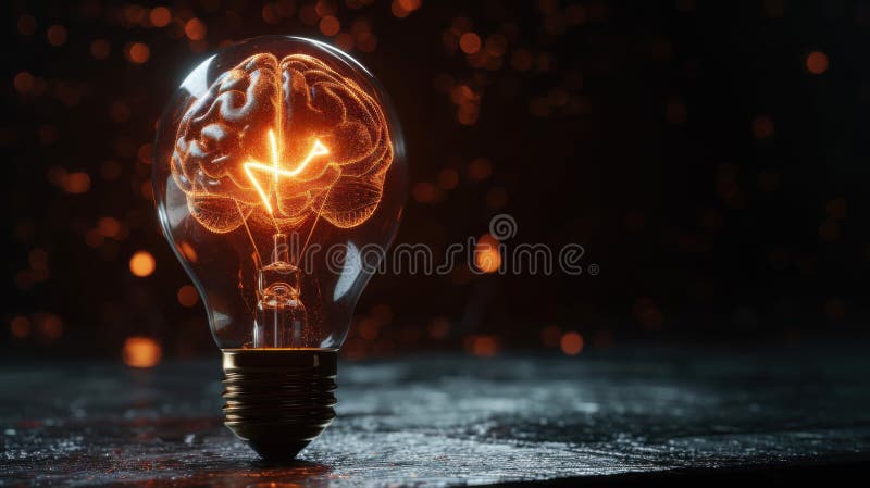 Concept Idea. Business and Light Bulb, Creative Ideas and Thinking in ...