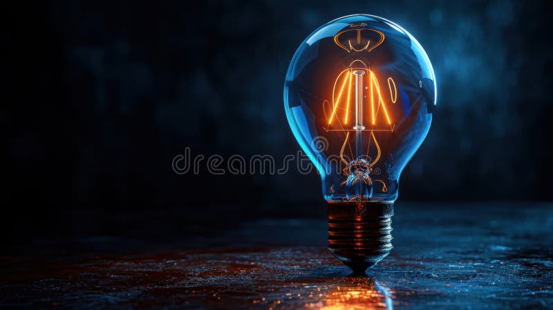 Concept Idea. Business and Light Bulb, Creative Ideas and Thinking in ...
