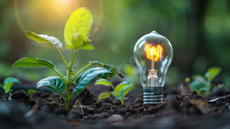 Concept Idea. Business and Light Bulb, Creative Ideas and Thinking in ...