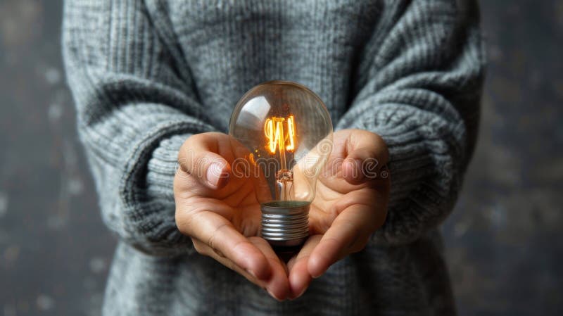 Concept Idea. Business and Light Bulb, Creative Ideas and Thinking in ...