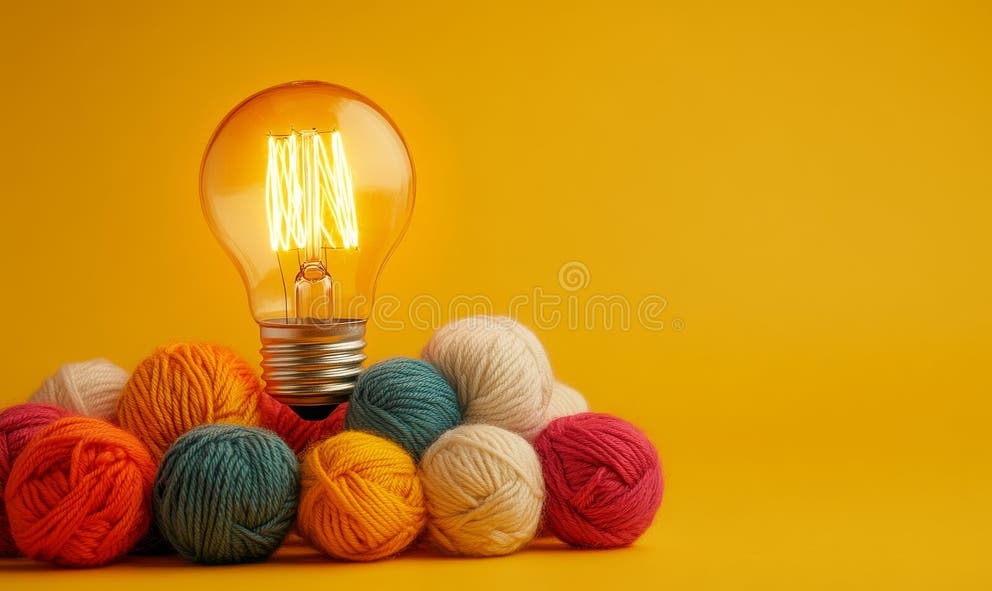 The Concept of Idea and Innovation Depicted As a Lightbulb Formed from ...