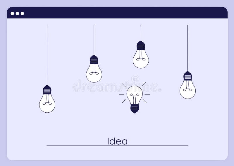 Concept of Idea with Lightbulb. Sharing Business Ideas, Sharing ...