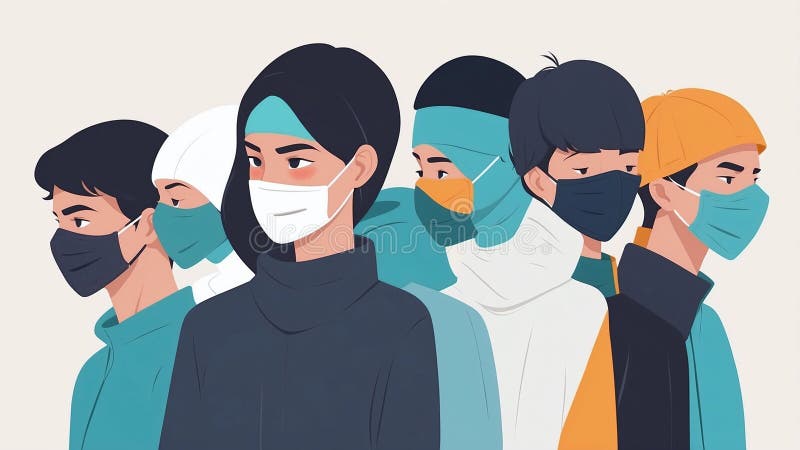 Concept of Identity Visualized As a Faceless Person with Different ...