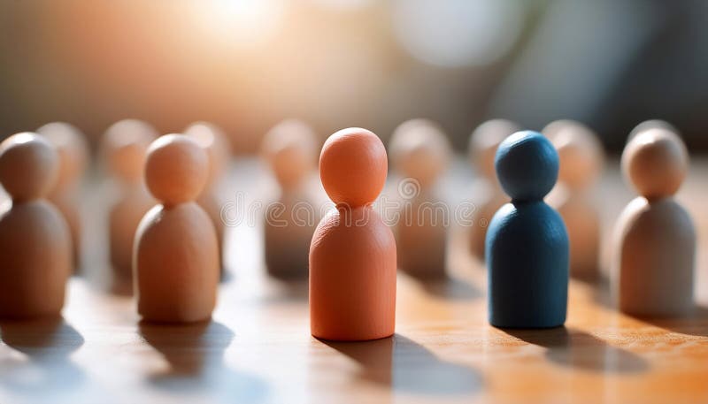 Expression of Individuality and Uniqueness Stock Illustration ...