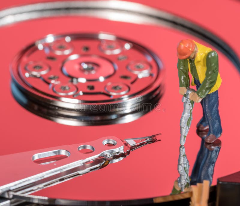 Concept Illustration of Artificial Intelligence or Data Mining Using ...