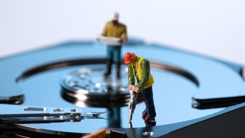 Concept Illustration of Artificial Intelligence or Data Mining Using ...