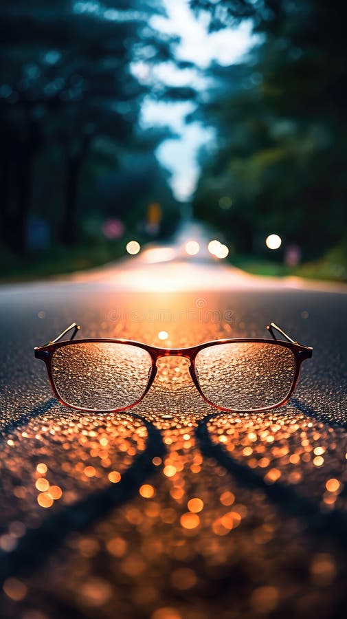 Clear Illustration of the Road Leading To the Light Source Behind the ...