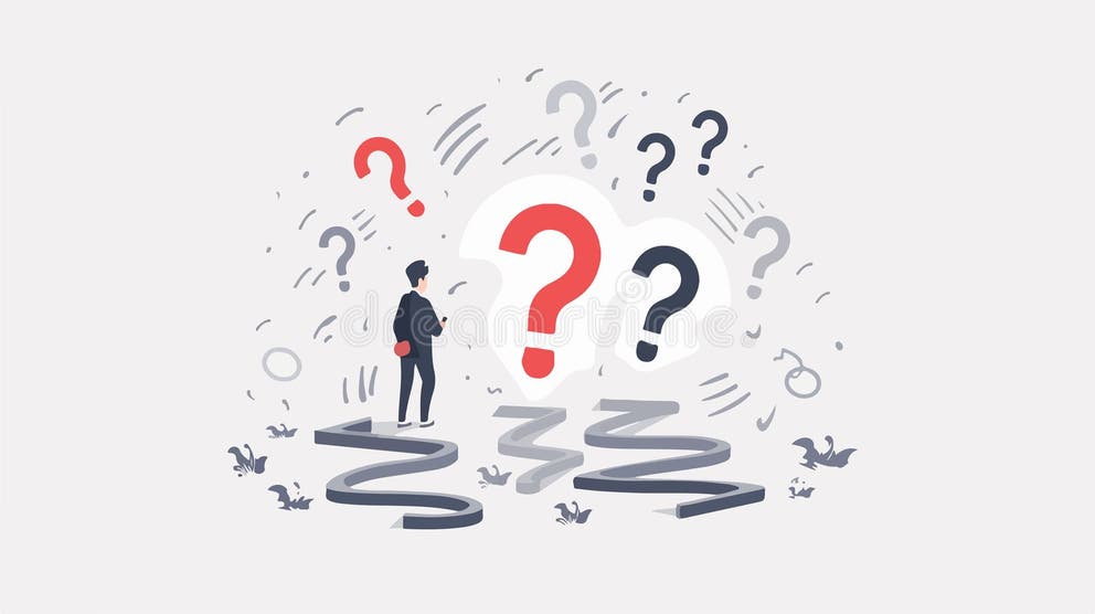 Questioning Figure Stock Illustrations – 228 Questioning Figure Stock ...