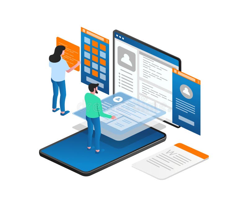 Designing Application Stock Illustrations – 3,055 Designing Application ...