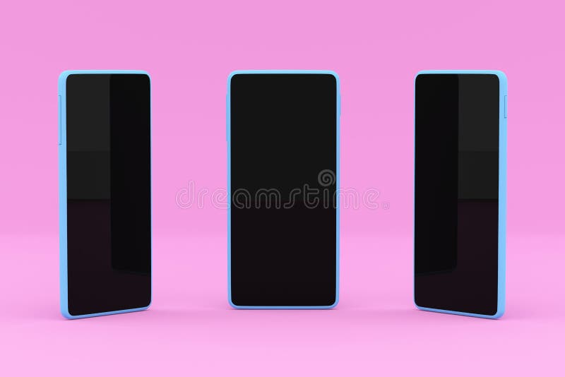 Concept of Sample Smartphones Stock Illustration - Illustration of ...