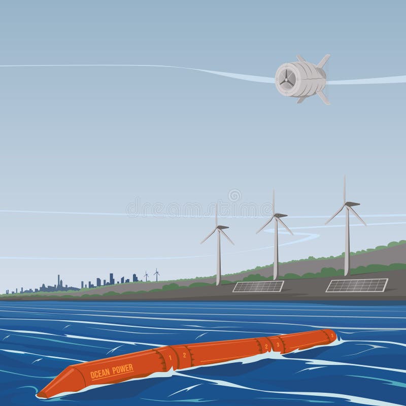 Wave Energy Generator Stock Illustrations – 1,145 Wave Energy Generator ...