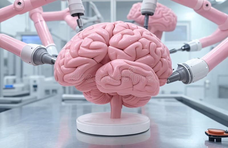 Concept Image: Bioprinting Revolution in Brain Science Stock ...