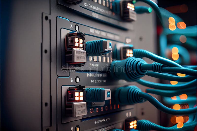 Concept Image of Cables and Connections for Data Transfer in the ...