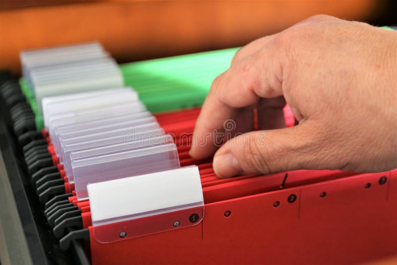 An Concept Image Of A Colorful Register Binder With Copy Space Stock ...