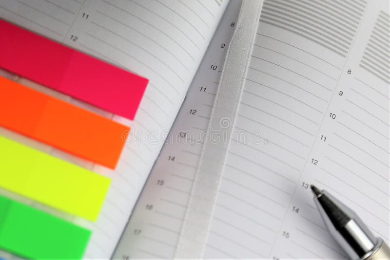 An Concept Image of a Colorful Register Binder with Copy Space Stock ...