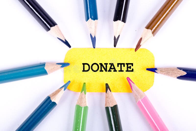 Concept Image with Donate Word Stock Image - Image of donate, color ...