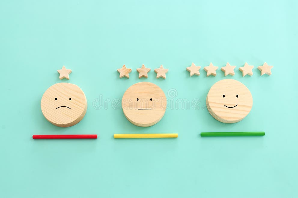 Concept Image of Five Star Rating. Idea of Quality and Customer ...