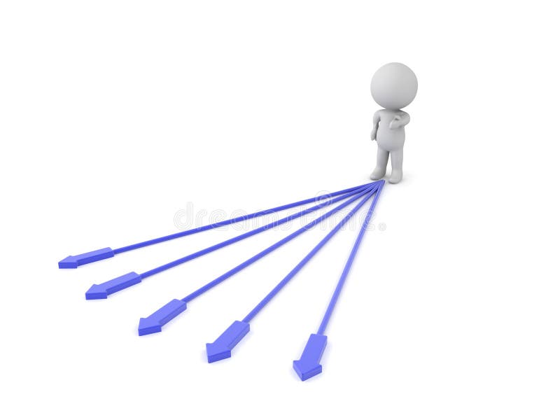 Concept Image about Giving Direction or Leadership Stock Illustration ...