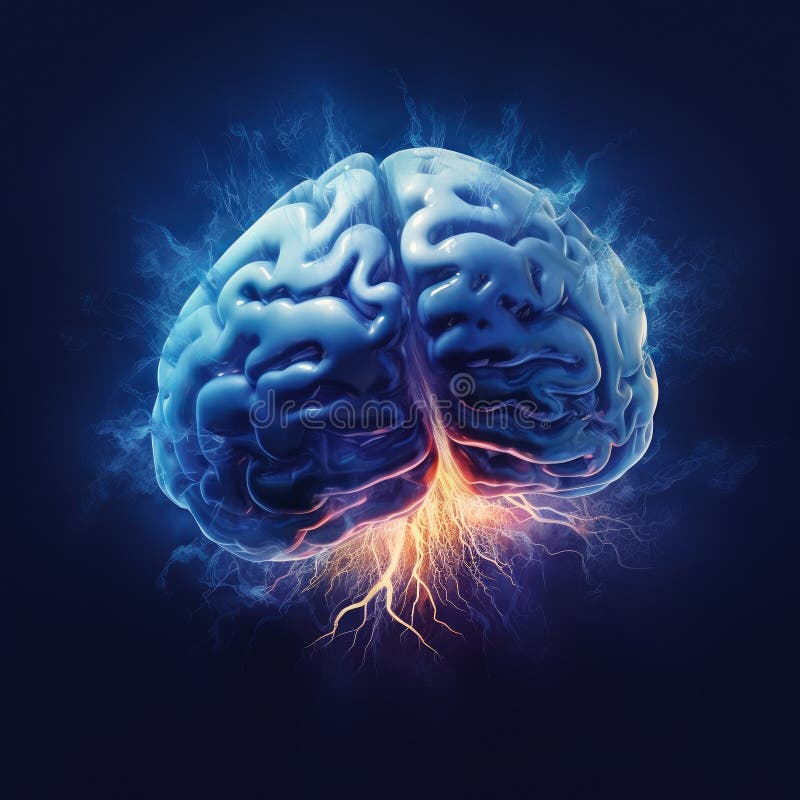 Human Brain Power Connections Stock Photo - Image of clipping, path ...