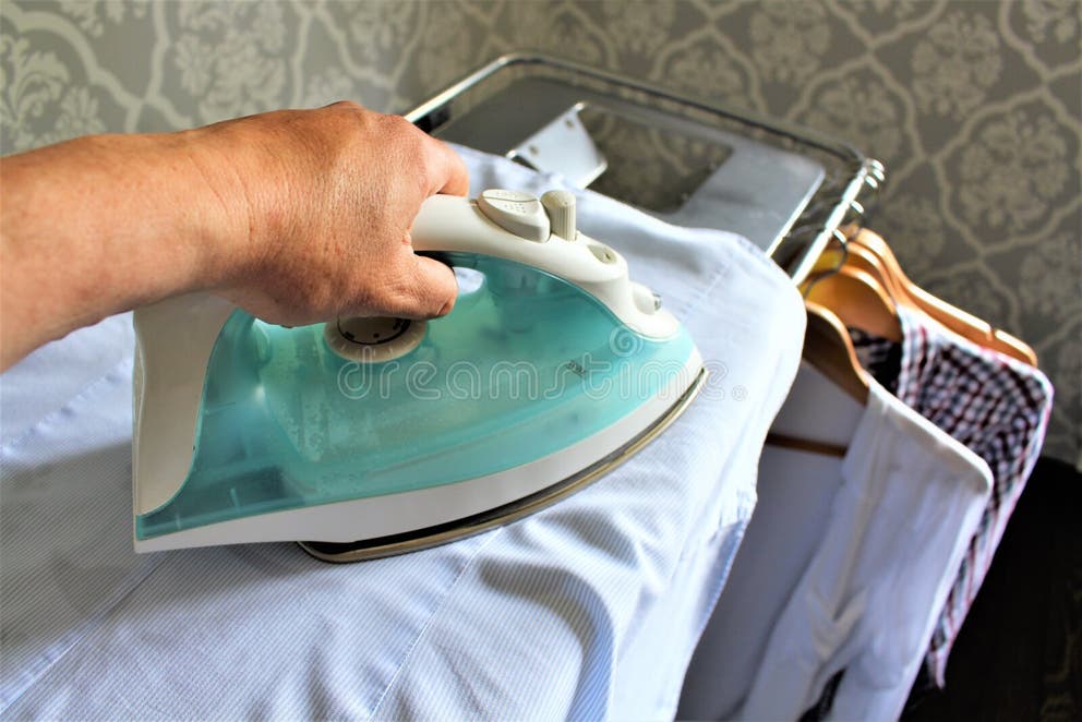 An Concept Image of Ironing, Housework Stock Photo - Image of cotton ...