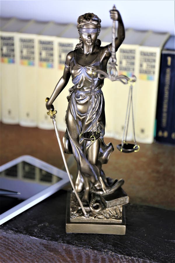 An Concept Image of a Justice Statue Stock Image - Image of freedom ...