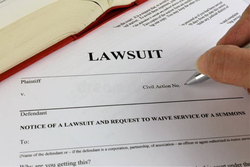 An Concept Image of a Lawsuit Stock Photo - Image of court, book: 106815642